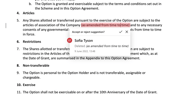 How to redline in DocuSign CLM